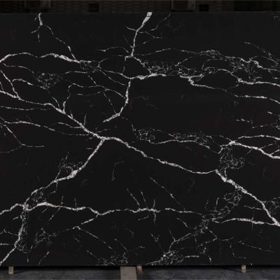 Cina Colore Calcatta Pietra di quarzo artificiale 3200x1600mm Per banchetti da cucina Bagno Vanity Top in vendita