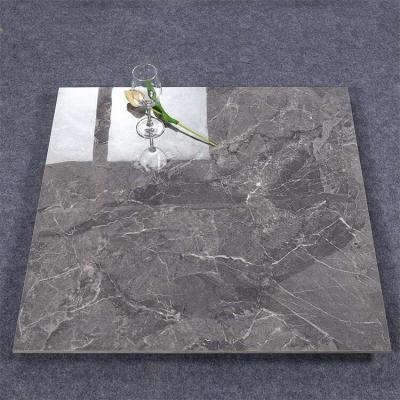 Cina Tessitura imitazione di pietra porcellana piastrelle lucide piastrelle di marmo 600x600mm in vendita