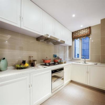 Cina Finitura di porta in melamina Armadio di cucina modulare Armadio di cucina moderno in vendita
