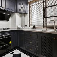 China Melamine Door Finish Modular Kitchen Wardrobe Modern Kitchen Cabinet for sale