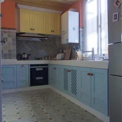 Cina Luxury Wooden Quartz Stone Kitchen Countertop Cabinet Set OEM ODM Personalizzato in vendita