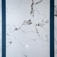 China Porcelain Floor Tile Marble Look Slab Glazed Polished Surface for sale