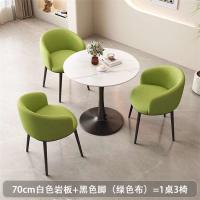 China Customized Size Dining Table Set 4 Chairs With Steel Base for sale