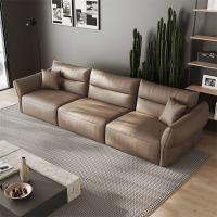 China High Density Sponge Luxury Sofa Leather Sectional Sofa Set for sale