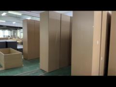 Customized Wardrobe Bed Room Wardrobe With Shelf Glass Door With LED