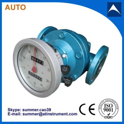China Low cost digital fuel oil oval gear flow meter exported to Turkey factory