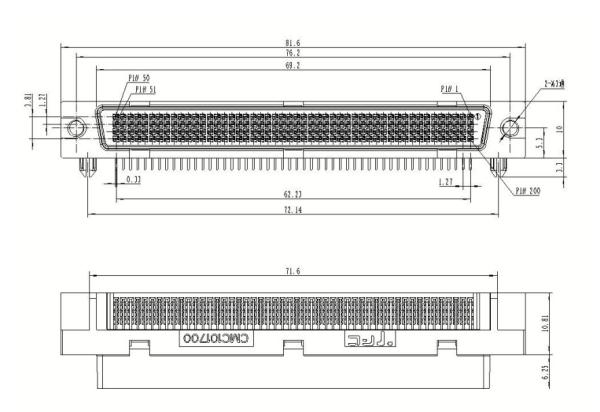 LFH200代わり71718-2000マトリックスの容器に乗る200の位置Dのタイプ板