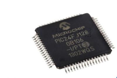 China PIC24FJ128GB106-I/PT PIC24FJ128GB106 Microcontroller MCU IC Microchip Flash 8Bit for sale