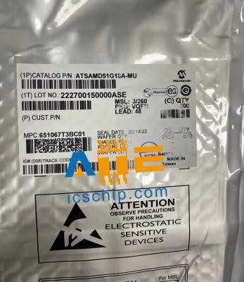 China ATSAML10D16A-MU ATSAML10D16 Microcontroller Microchip MCU IC for sale