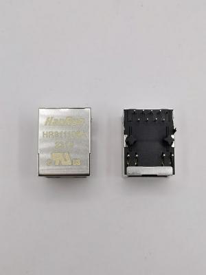 China HR911105A HanRun Single Port RJ45 Connector with Integrated Magnetics and LED for sale