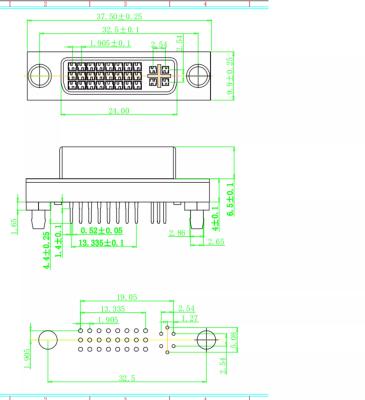China DVI-D24 1P Male DVI-D24 5P Male High-Precision DVI-D Connectors for sale