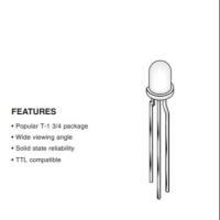 China Everlight MV5439A Bicolor LED Indication Lamp 5mm Green Red 2.3V 1.7V Through Hole for sale