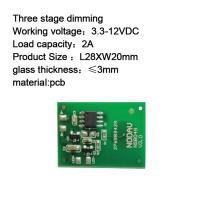 China Mirror Touch Sensor Dimmer Switch PCBA DC 5V 12V 2A for Smart Makeup Mirror for sale