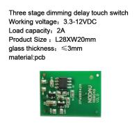 China Mirror Touch Sensor Dimmer Switch PCBA DC 5V 12V 2A for Smart Makeup Mirror for sale