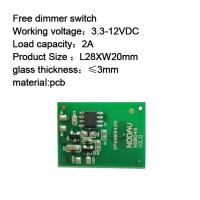 China Mirror Touch Sensor Dimmer Switch PCBA DC 5V 12V 2A for Smart Makeup Mirror for sale