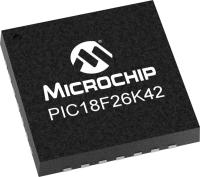 China PIC18F26K42 8-bit Microcontroller IC 64KB Flash 28-Pin QFN 16 MIPS 12-bit ADC for sale