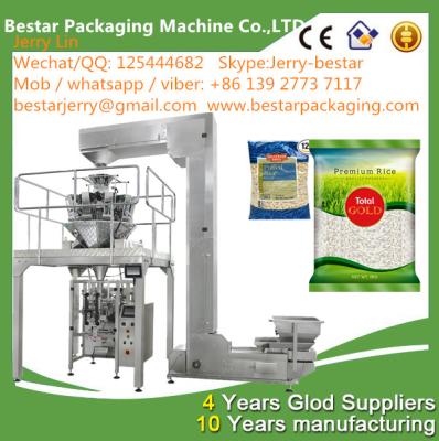 China Candy Potato Chips Snack Salt Sugar Sachet Rice 10 heads Weighing Packaging Automatic Packing Machine for sale