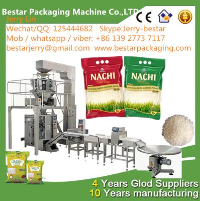 China 14 Head Weigher High-efficiency Fully Automatic 500g 1kg 5kg Granule Food Rice Packing Machine for sale
