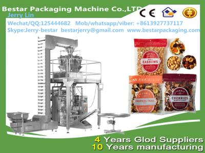 China Nut Packaging Machine Bestar packaging multi heads weigher automatic cashew nut packing machine Bestar packaging for sale