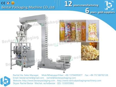 China Bestar popcorn packing machine hot sales snacks packaging machine with automatic weighing for sale