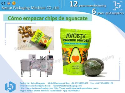 China Doypack machine 4 stations with 4-heads weigher for sale