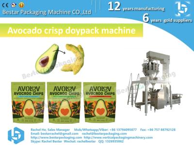 How to pack avocado chips, Bestar Doypack machine