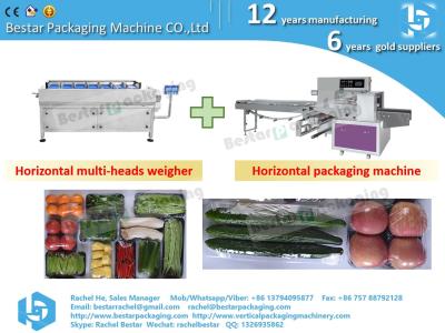China Vegetable packing in tray and sealed in bag for super market sales for sale