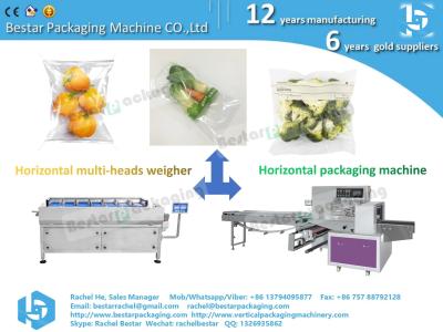 China Vegetable packing in tray and sealed in bag for super market sales for sale