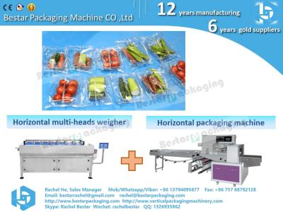 China Vegetable packing in tray and sealed in bag for super market sales for sale