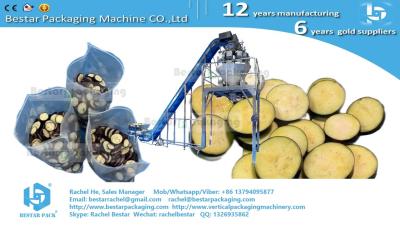 China Bestar new design weighing filling machine for sliced vegetables, carrots, cucumbers packaging for sale