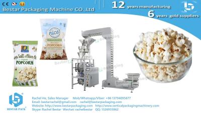 China Bestar popcorn packing machine hot sales snacks packaging machine with automatic weighing for sale