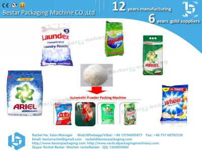 China How to pack detergent powder 450g pouch with hanging hole for sale