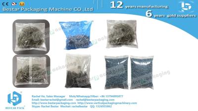 China Bestar Wire Nails Pouch Packing Machine with Automatic Weighing Function BSTV-450AZ for sale