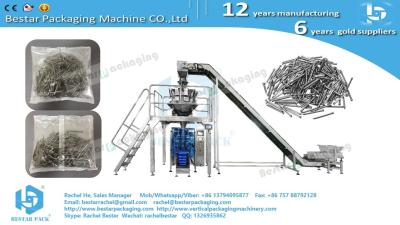 China Automatic weighing packing machine for iron nails length 60mm BSTV-450AZ for sale
