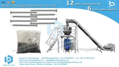 China Automatic weighing packing machine for iron nails length 60mm BSTV-450AZ for sale