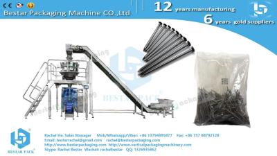 China How to pack super long iron nails 100mm of 2KG pouch BSTV-550AZ for sale