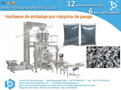 China Bestar VFFS hardware packaging machine with 10-head weighing machine BSTV-450AZ for sale