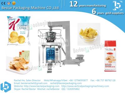 China Packing machine for cookies, customize pouch with twice sealing head BSTV-450AZ for sale