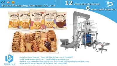 China Packing machine for cookies, customize pouch with twice sealing head BSTV-450AZ for sale