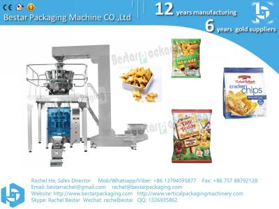 China Packing machine for cookies, customize pouch with twice sealing head BSTV-450AZ for sale
