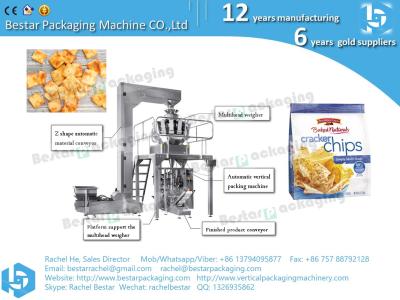 China Packing machine for cookies, customize pouch with twice sealing head BSTV-450AZ for sale