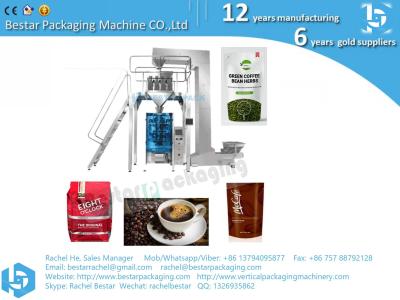 China How to pack coffee bean into PE bag with degassing valve BSTV-550BZ for sale
