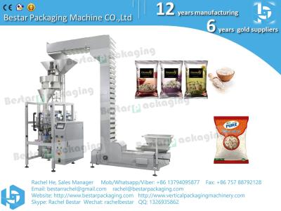 China Bestar granules weighing and packaging machine with 4 heads linear weigher BSTV-550BZ for sale