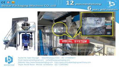 China Automatic packing machine making plastic pouch customized weighing function with visual system BSTV-750AZ for sale