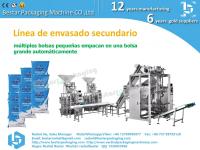 China Big Pouch Stacker Packing Machine For Stacking Various Small Bags for sale