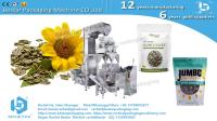 China Coffee beans doypack machine single station double heads weigher for sale