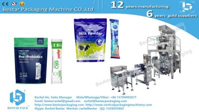 China Automatic weighing and filling doypack machine for powder sticks packing in pre-made pouch for sale