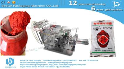 China Heavy bar red wine premade pouch doypack machine with customized screw pump for sale