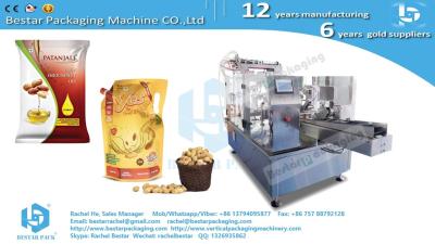 China Heavy bar red wine premade pouch doypack machine with customized screw pump for sale