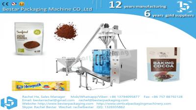 China Wheat flour 1kg gusset bag packaging machine with printing and labeling BSTV-450DZ for sale